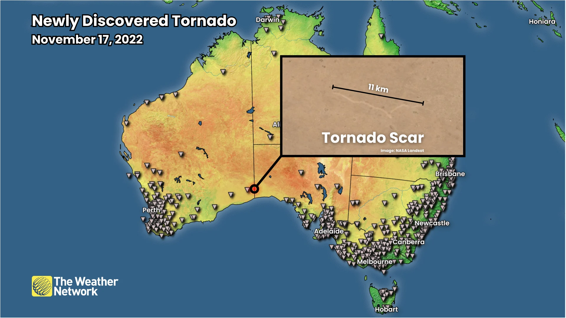 A man accidentally discovered a strong tornado using Google Earth - The ...