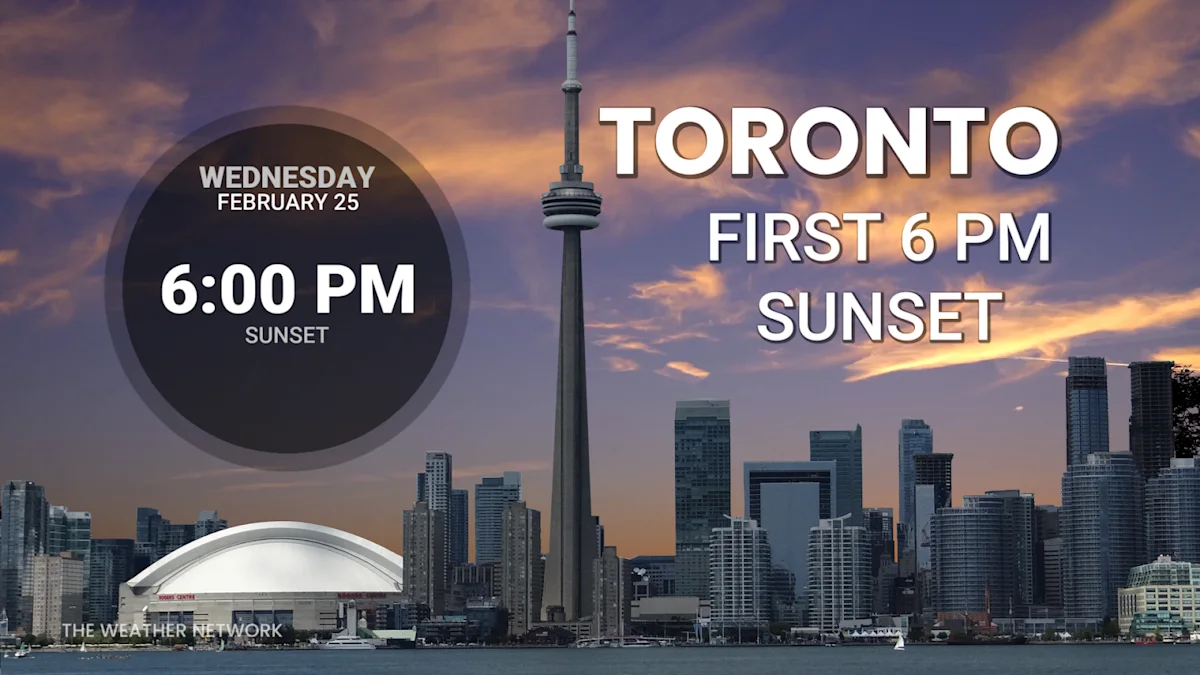 Canadian cities are starting to see 6 p.m. sunset - The Weather Network
