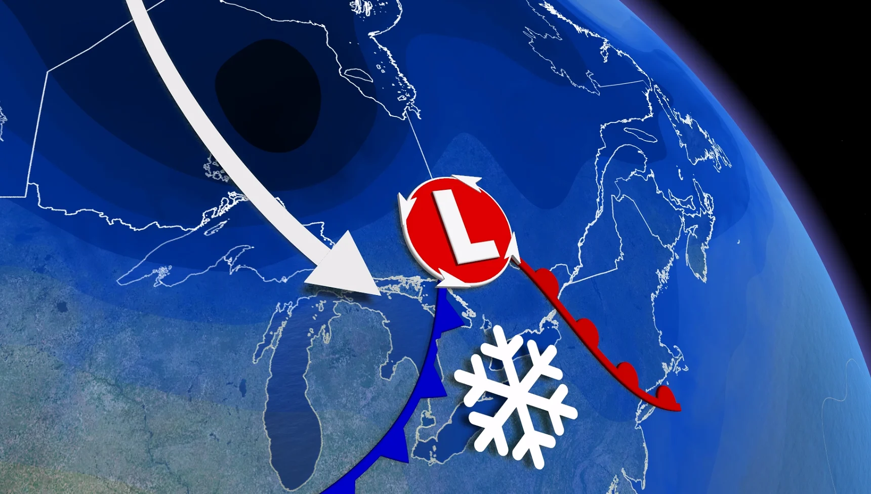 More snow and frigid air hits Ontario to end this week - The Weather ...