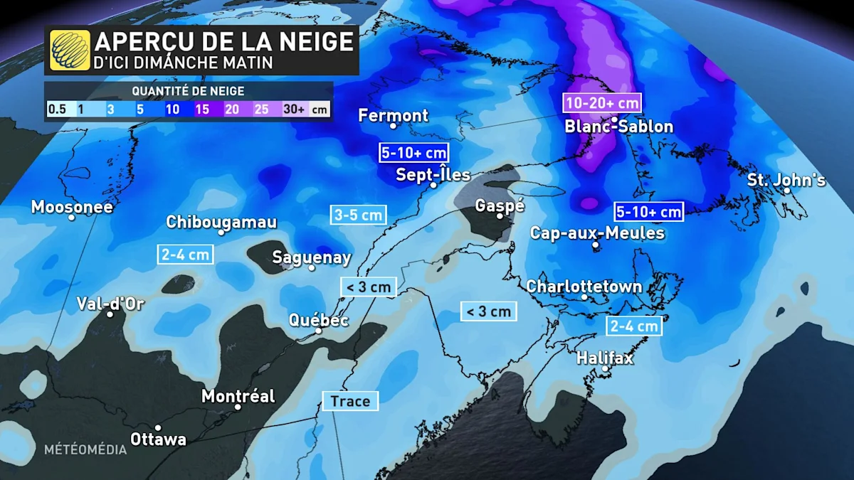 Un front froid intense va frapper : neige et températures glaciales au ...