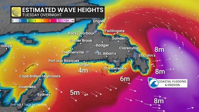 Coastal flooding, power outages over Newfoundland as 'weather bomb ...