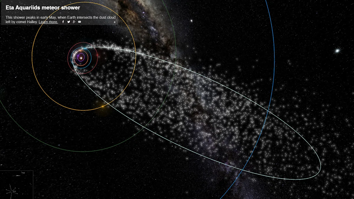 A Halley's Comet meteor shower peaks early tomorrow morning - The ...