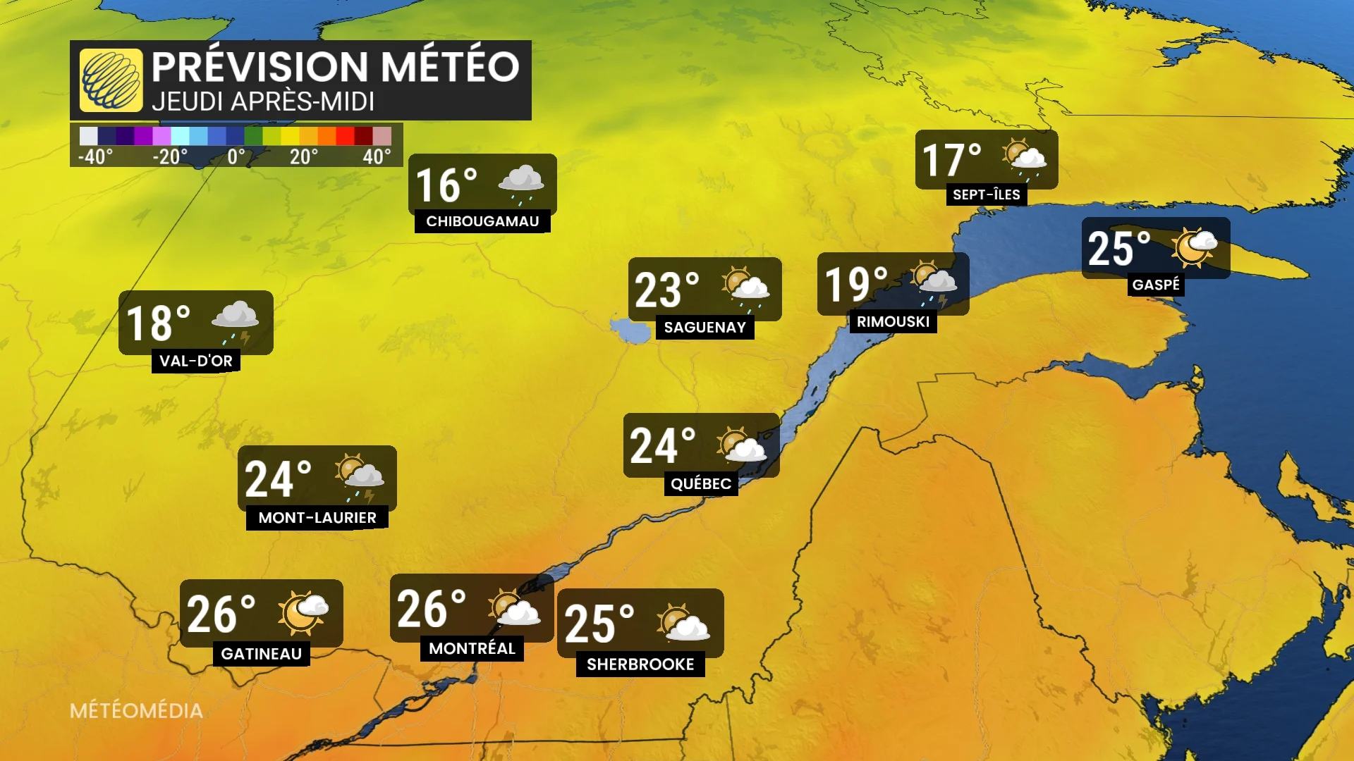 Risque d'orages au Québec : ça reprend cette semaine - MétéoMédia