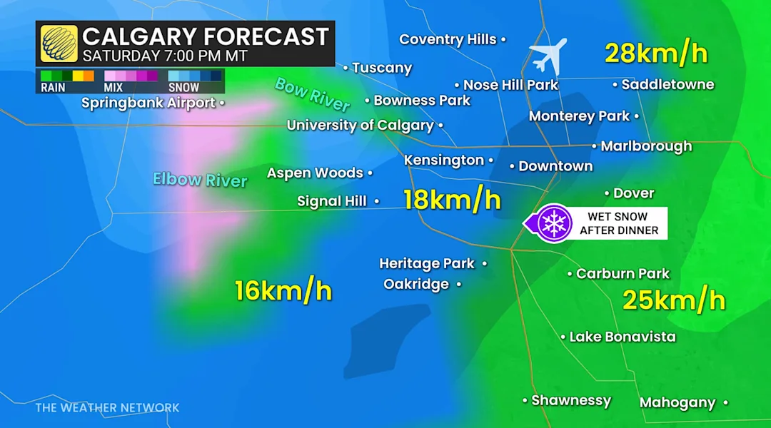 First snowfall this fall for Calgary, but it comes with a catch - The ...