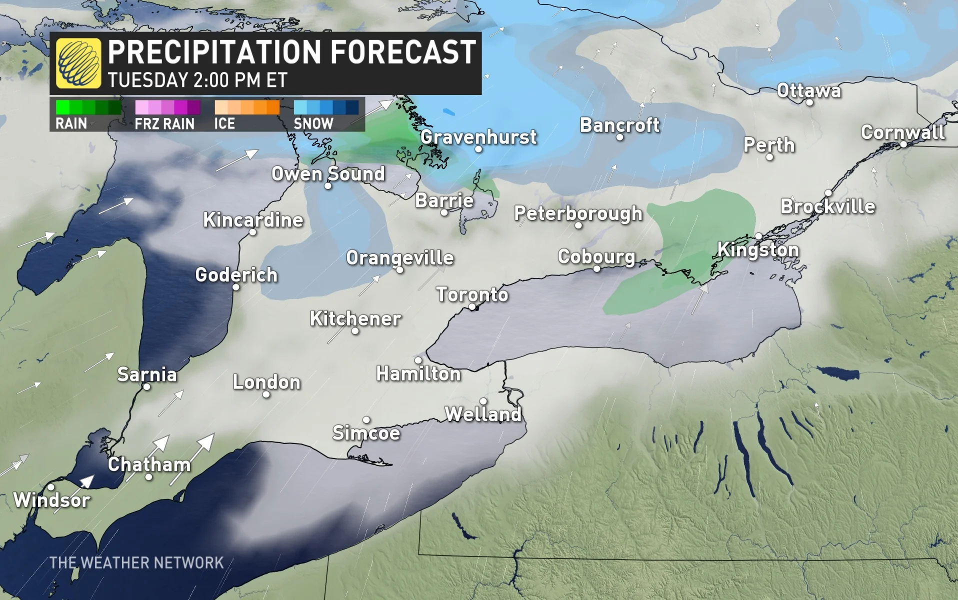 Snow to reappear in Ontario as winds increase, temperatures drop - The ...