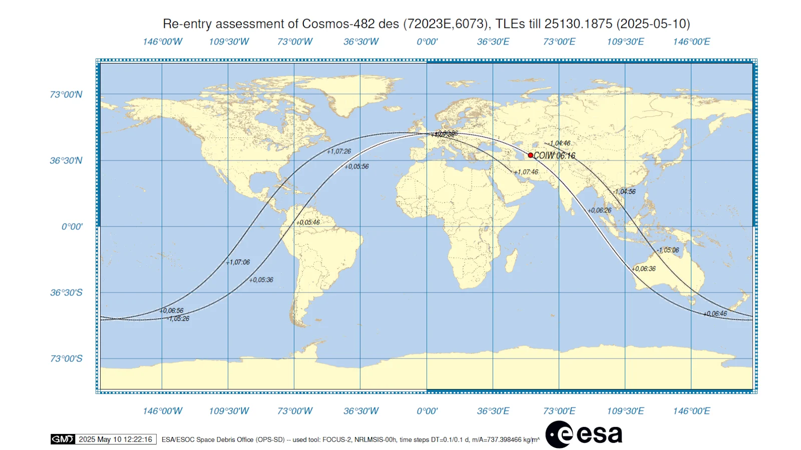Failed Venus probe likely crashed to Earth early Saturday morning - The ...