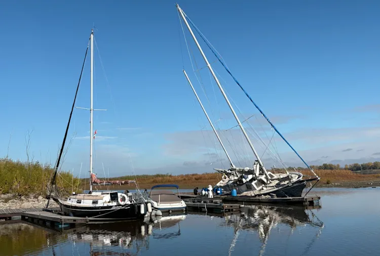 Help coming as low water levels ground boats at marinas along St ...