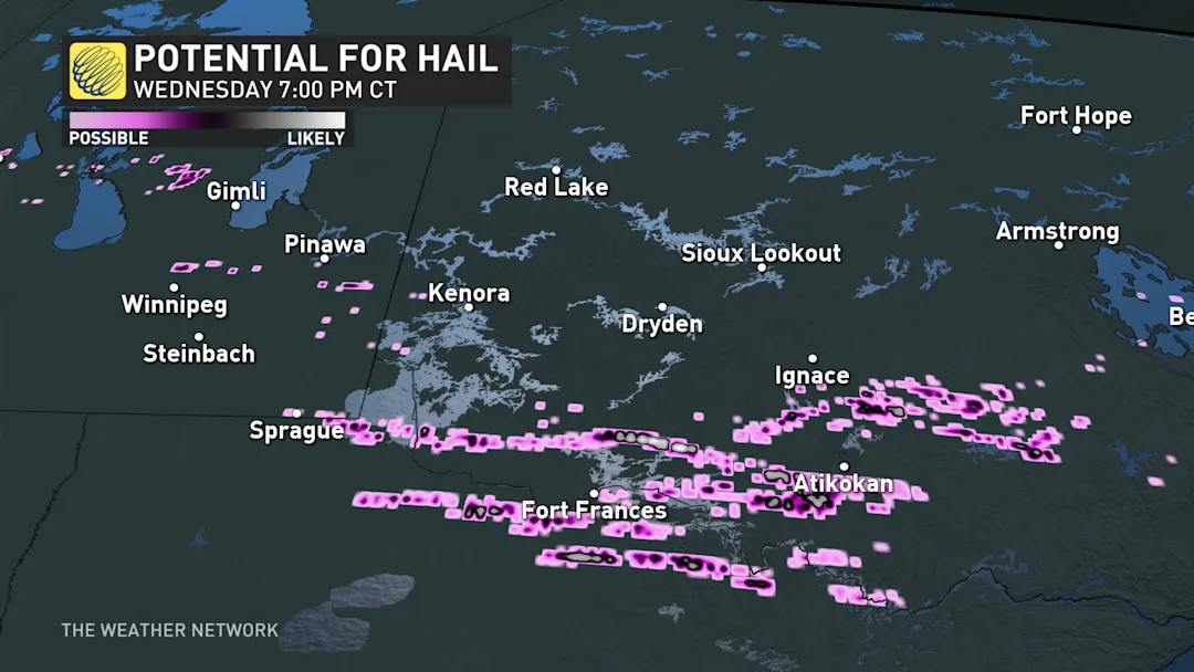 Large hail, tornado threat with today's severe storms in Manitoba, NW ...