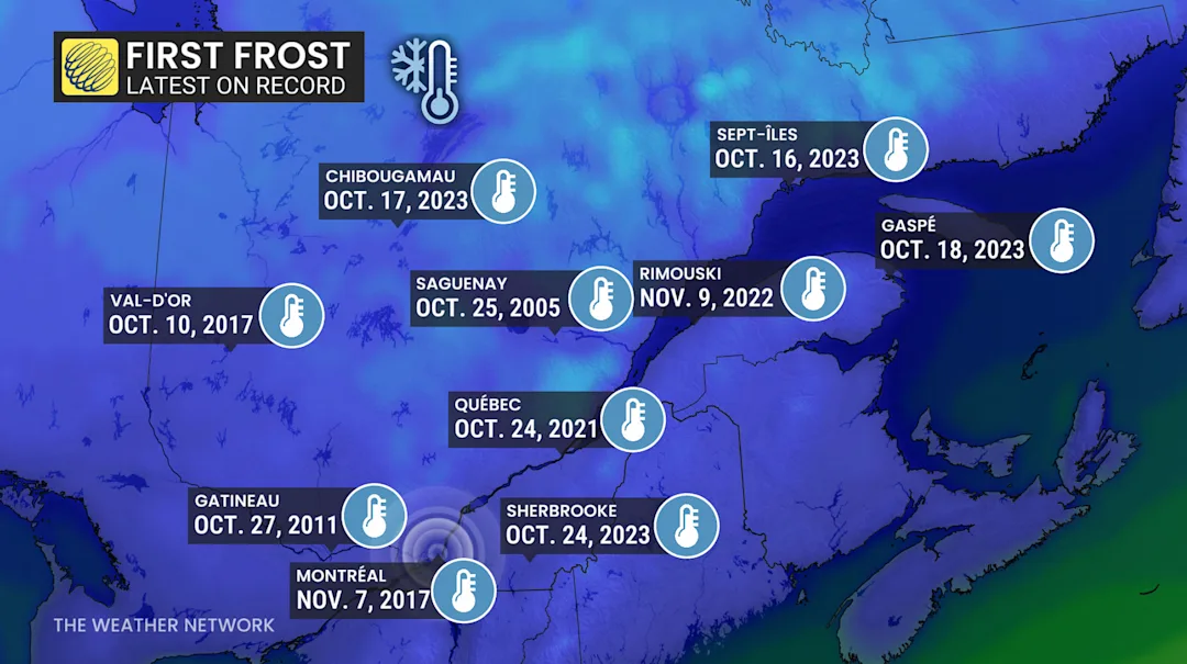 Why Montreal's lack of frost this season is noteworthy - The Weather ...