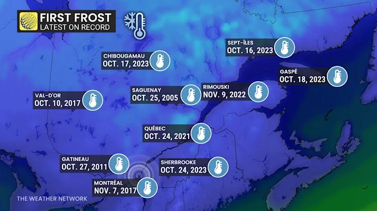 Why Montreal's lack of frost this season is noteworthy - The Weather ...