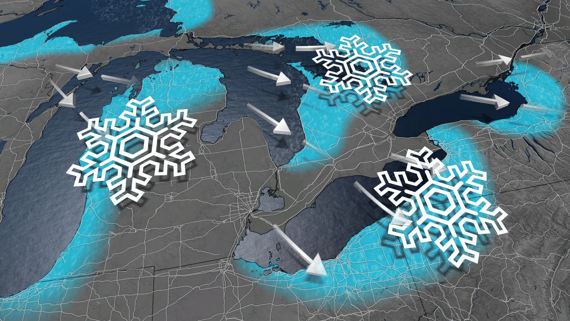 Closely watching snow sneak into southern Ontario as temperatures ...