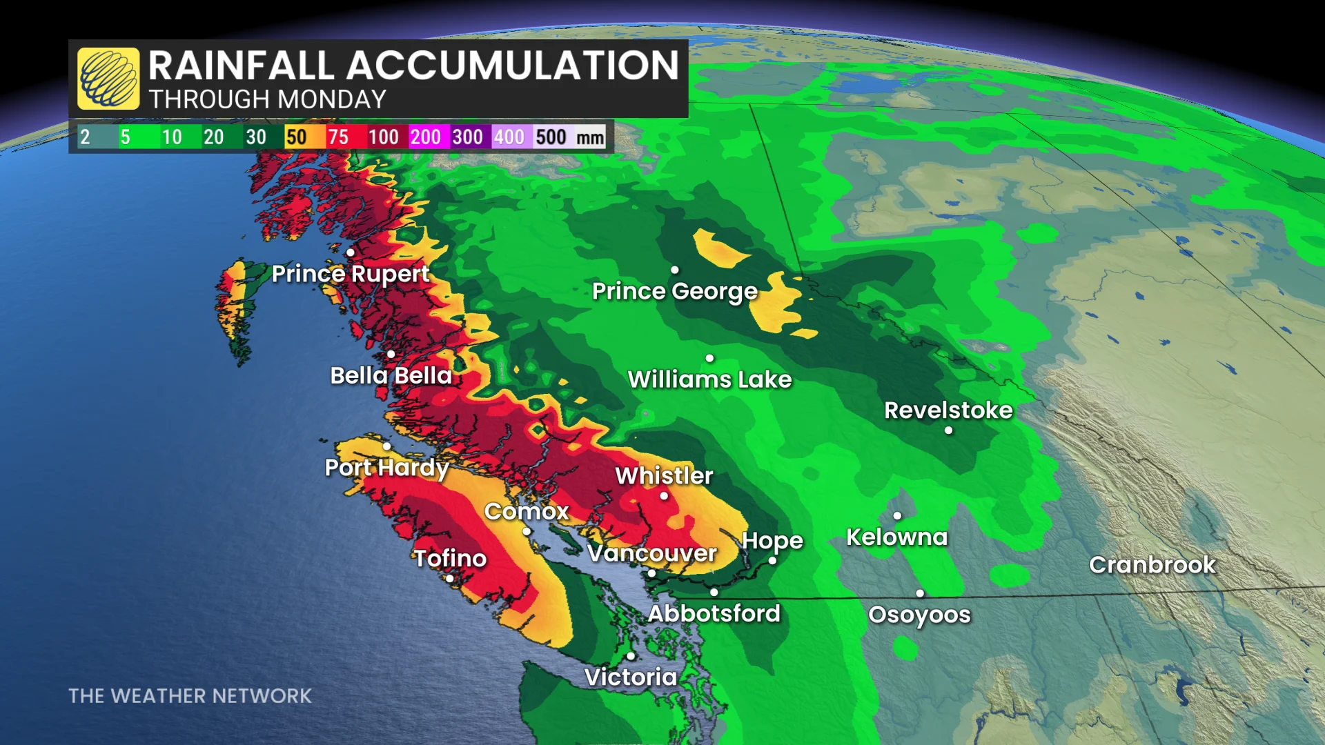 Rain parade to kick off in B.C. with looming atmospheric river - The ...