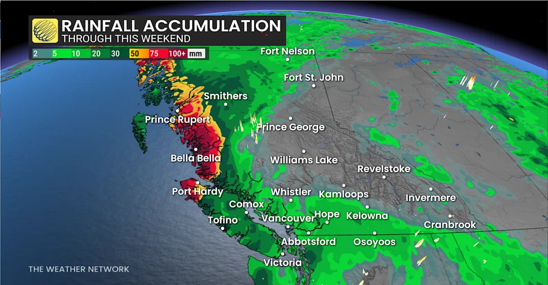 Atmospheric river set to fuel heavy B.C. rains into this weekend - The ...