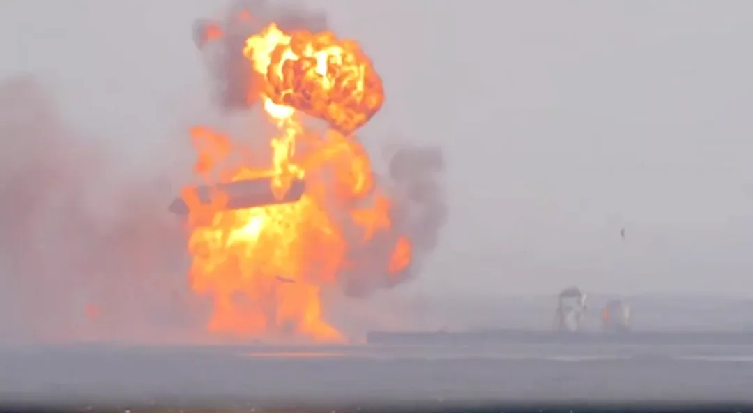 Explosion of SpaceX Starship SN10 model picked up by weather radar ...