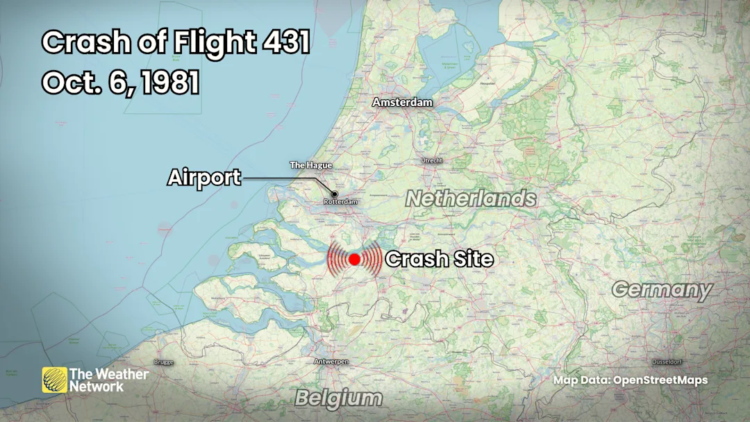 A tornado caused the 1981 crash of a commercial jet - The Weather Network