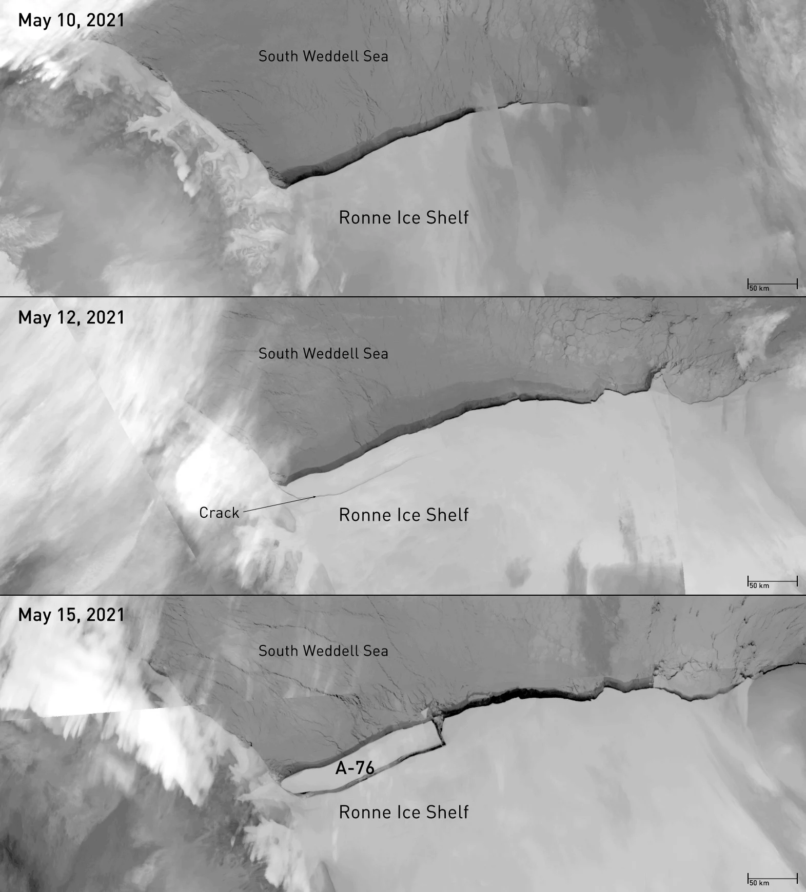 The next 'largest iceberg in the world' just broke away from Antarctica ...