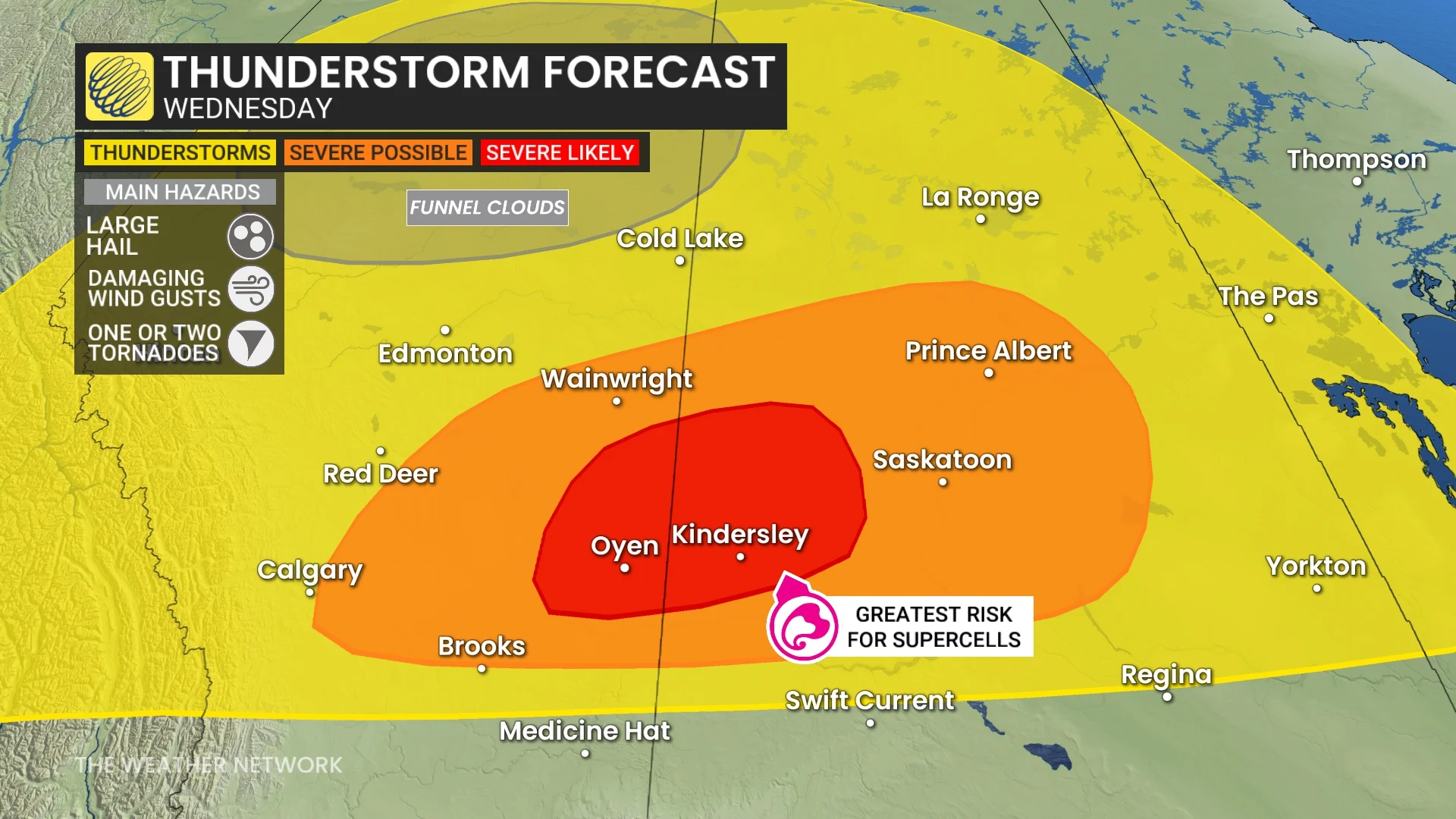 Tornadic opportunity on the table for the Prairies with severe storm ...