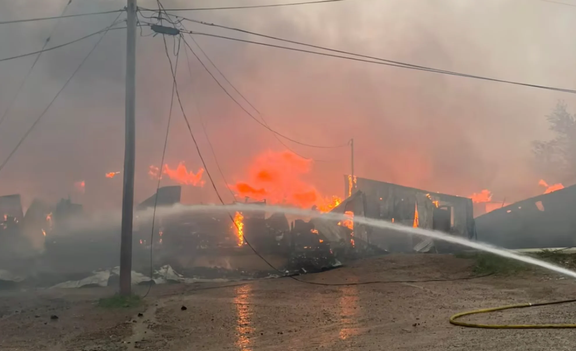 2 downtown businesses burn in La Ronge, firefighters stop blaze from ...