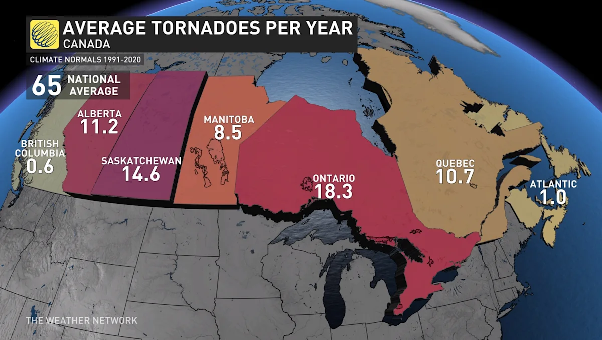 U.S. tornado count nears 500—when is it Canada’s turn? - The Weather ...