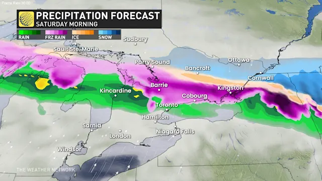 Impactful ice storm in Ontario will pose major weekend travel, power ...
