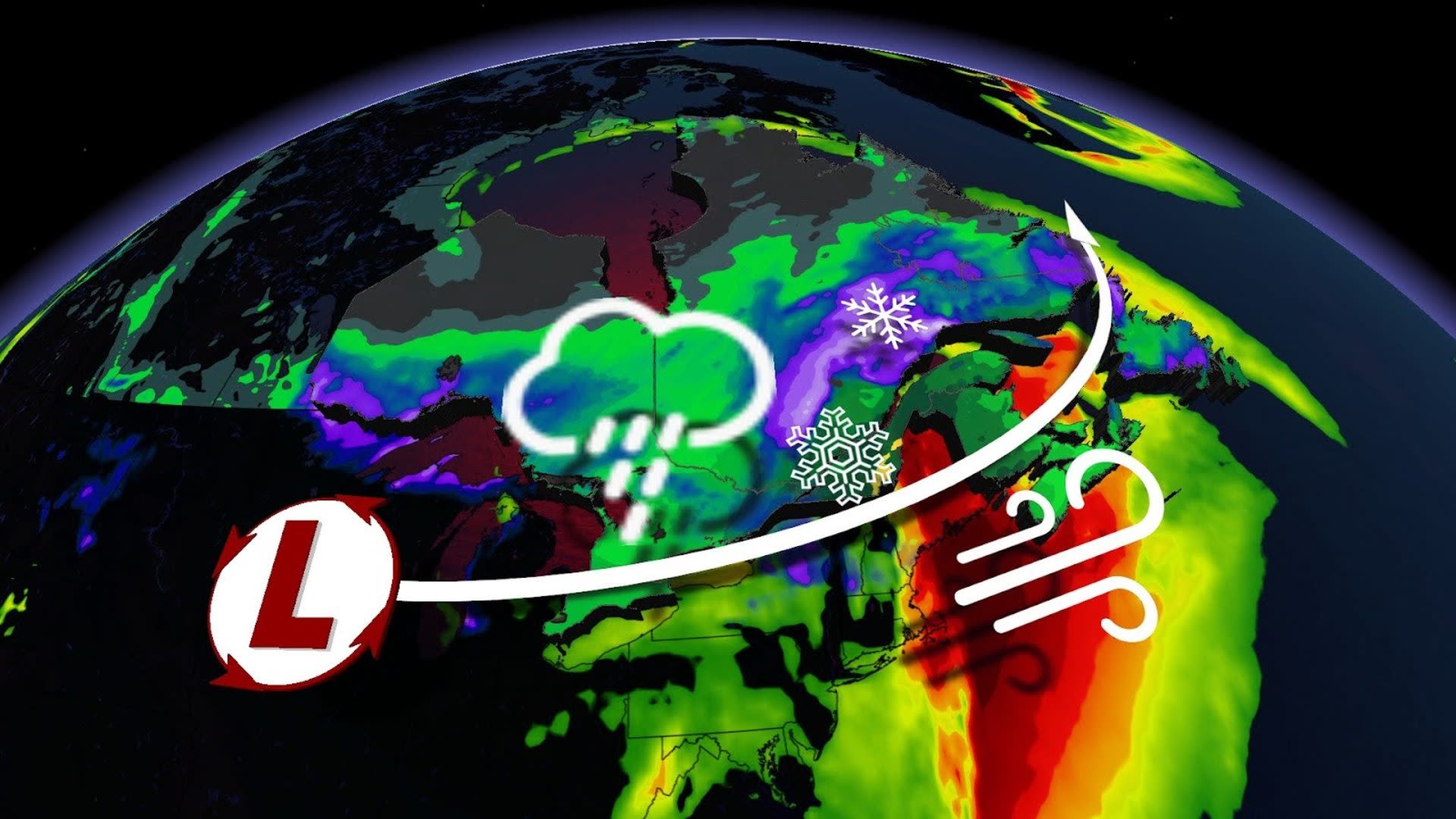 Explosive system to bring Eastern Canada a blast of precipitation - The ...