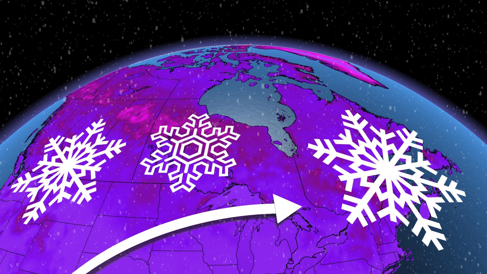 Tired of winter? Find out when it will stop snowing, Canada - The ...