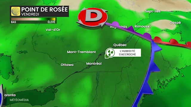 Temps lourd au Québec : c'est loin d'être terminé - MétéoMédia