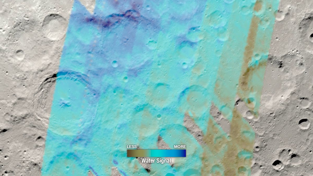 NASA has its first detailed map of water on the Moon - The Weather Network