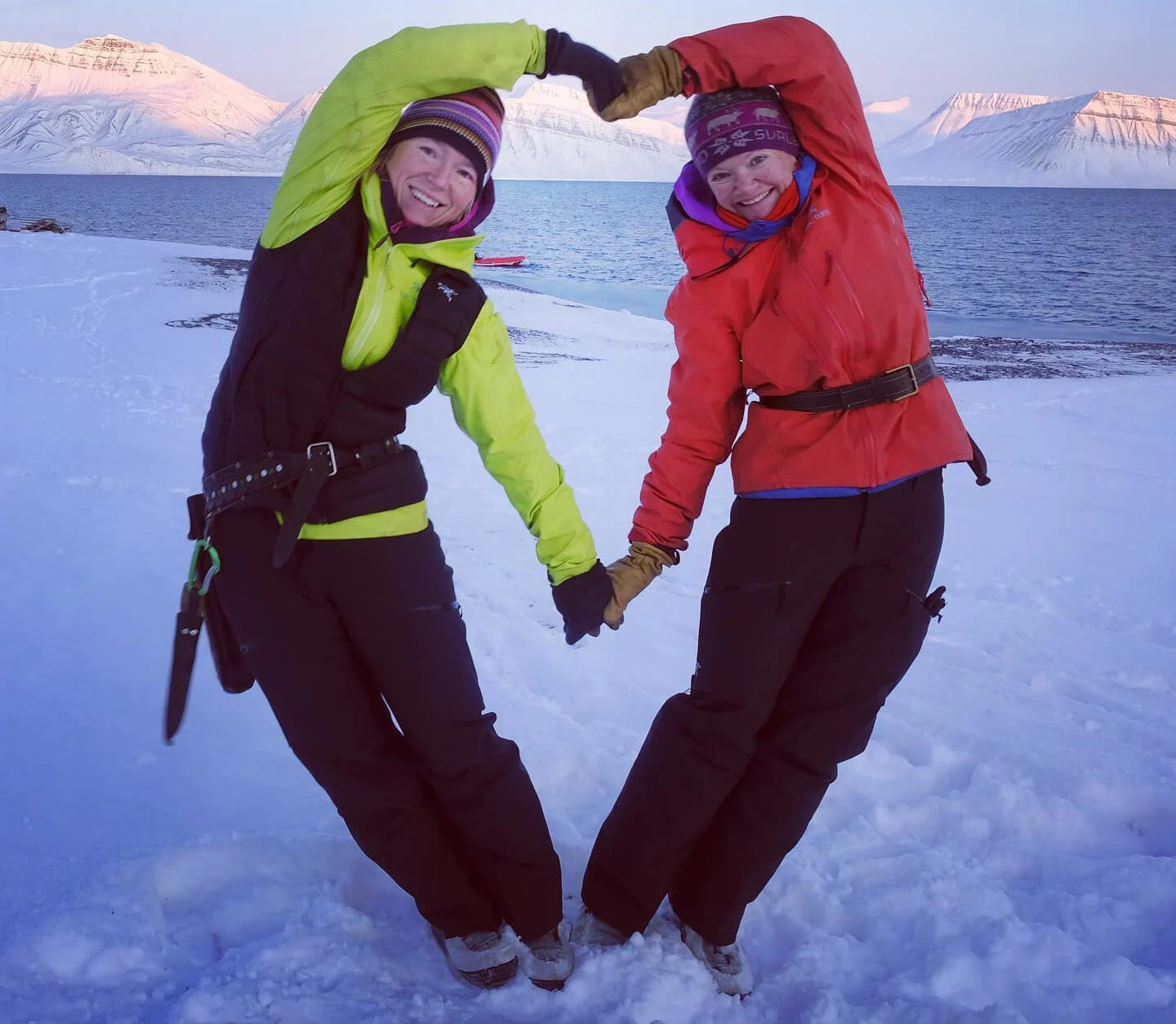 These two women made history by overwintering alone in a tiny Arctic ...