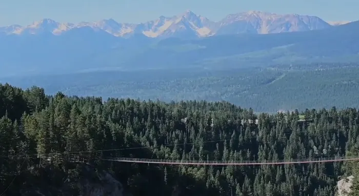 420-ft suspension bridge offers stunning 360-degree fall foliage view ...