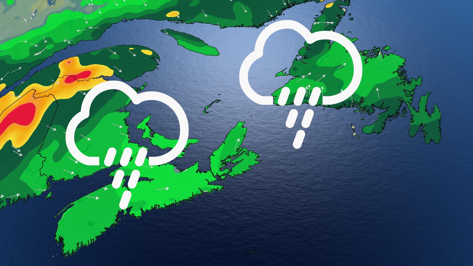 Another slug of heavy rain headed for the storm-weary Maritimes - The Weather Network