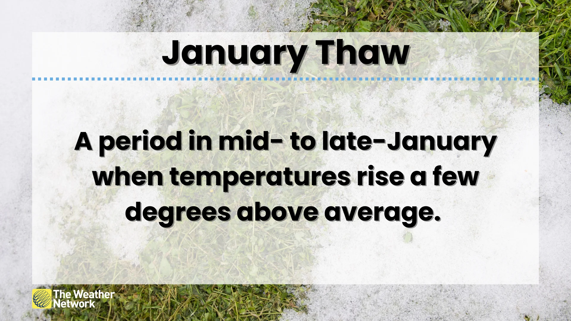 What is the 'January thaw' Canada experiences every year? - The Weather ...