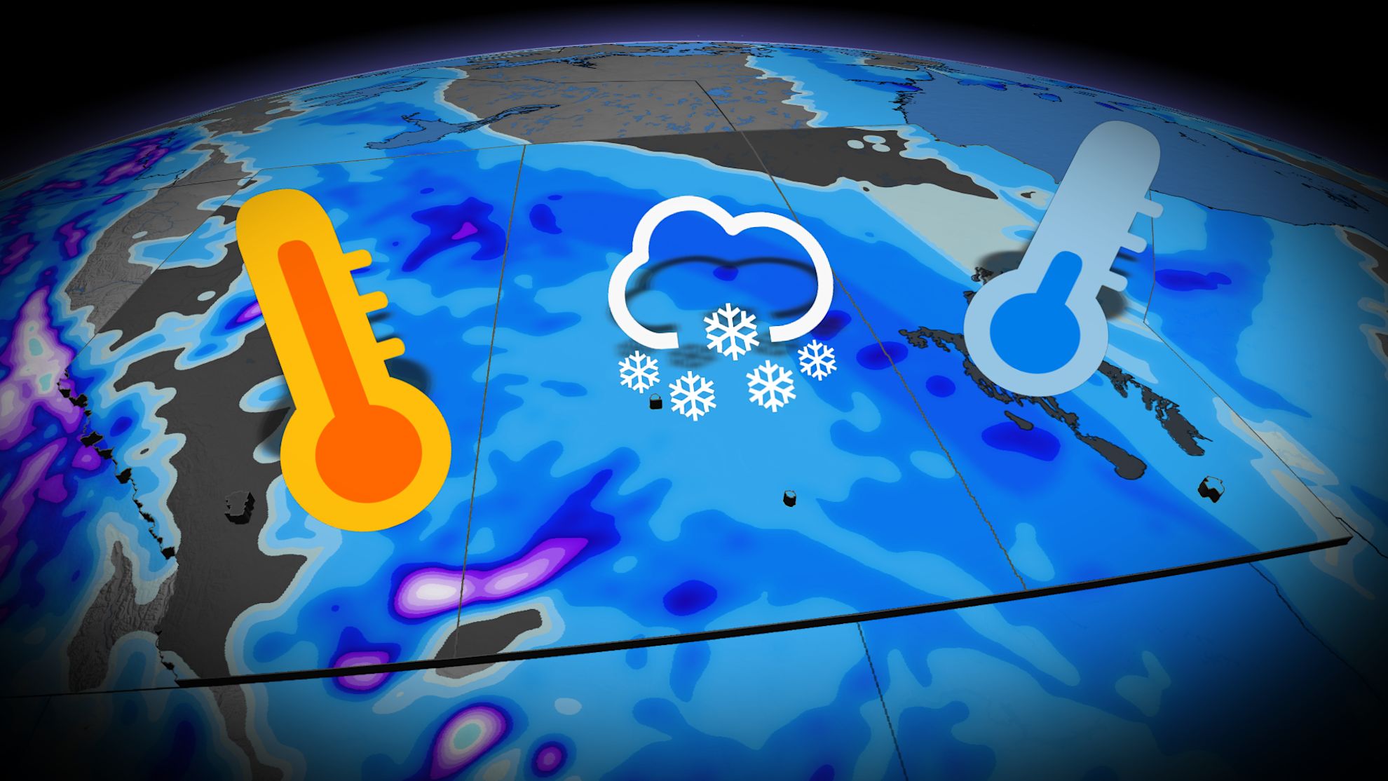 Snow sneaks in as major temperature rollercoaster hits the Prairies ...