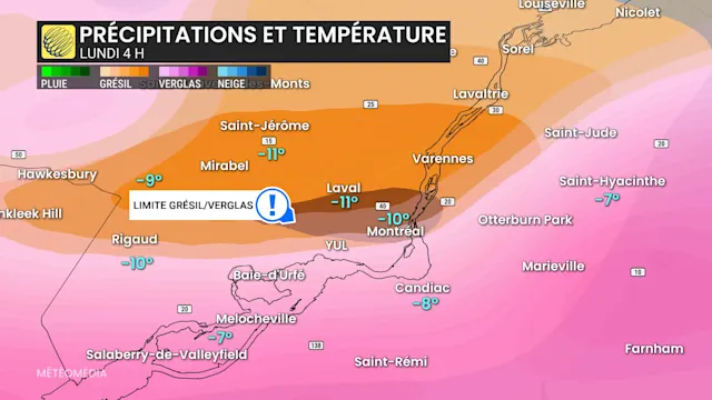 Cocktail météo à Montréal : voyez les moments critiques - MétéoMédia