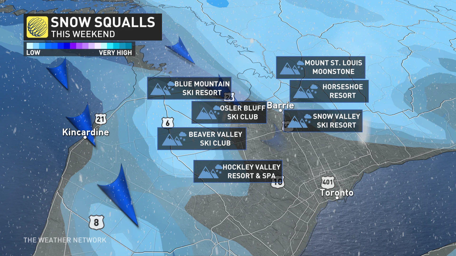 Gusty Ontario snow squalls may make for tough long-weekend travel - The ...