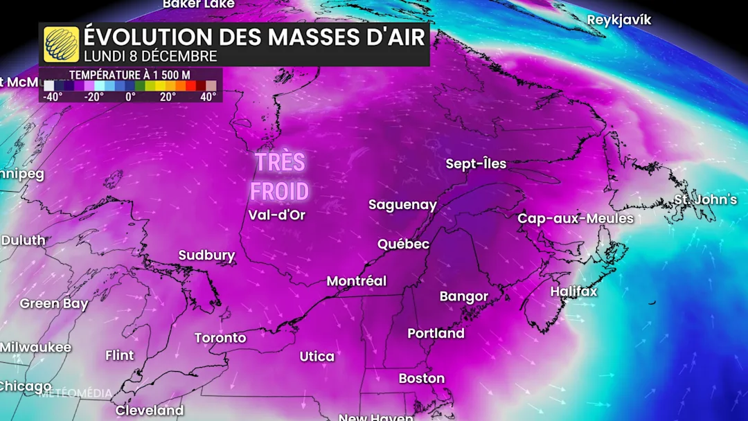 Records de froid : la journée de lundi pourrait être marquante - MétéoMédia