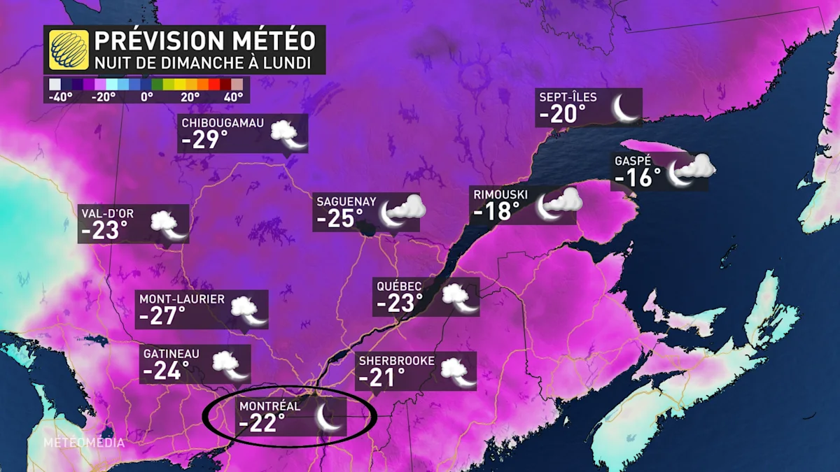 La nuit prochaine serait la plus froide de l’hiver pour Montréal ...
