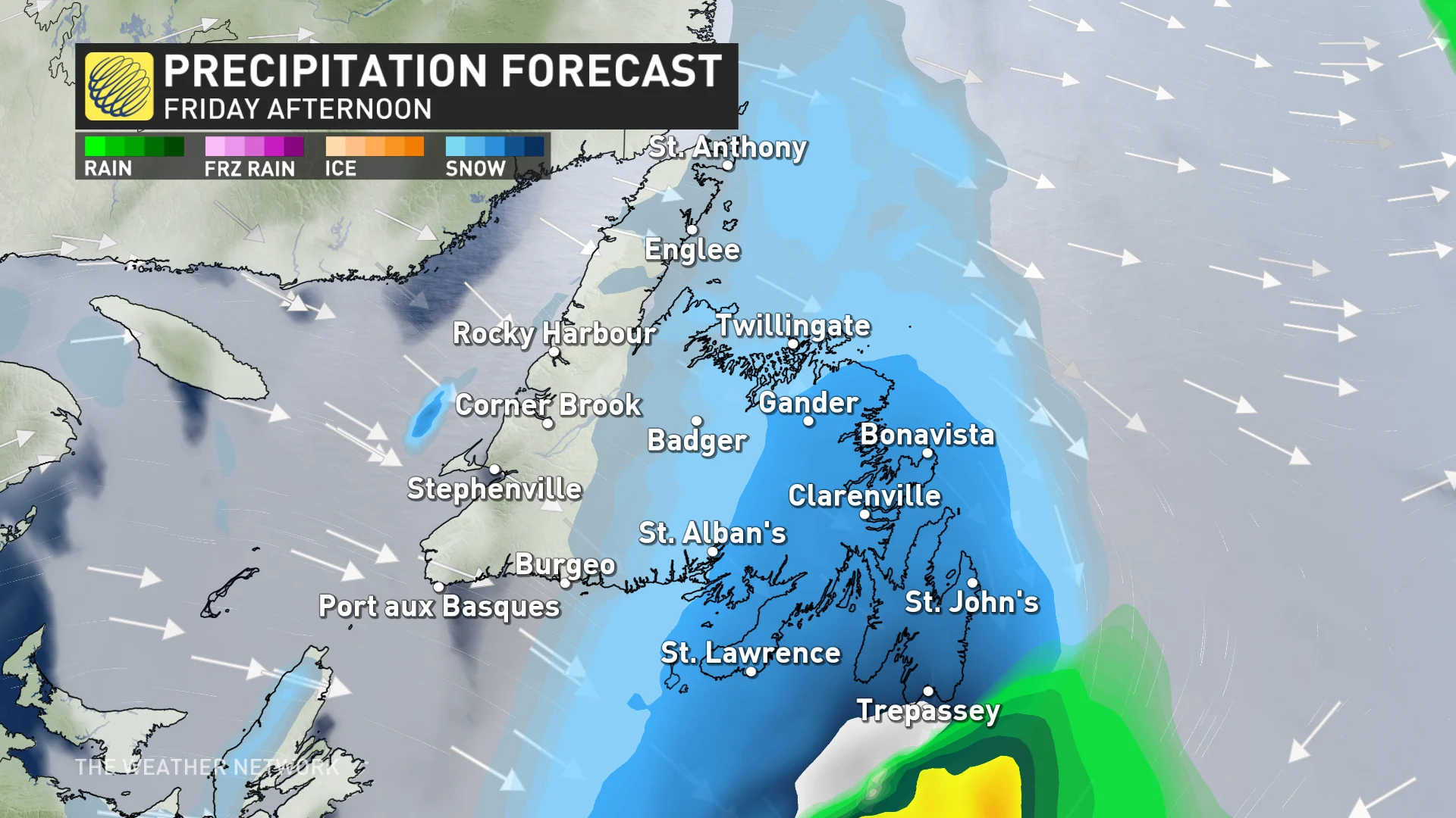 Parts of Newfoundland face their biggest snowfall of the winter so far ...
