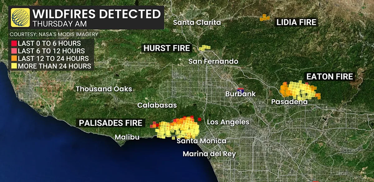 How Santa Ana winds fuelled the deadly fires in Southern California ...