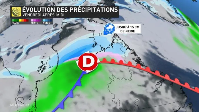 De 25 à -20 en même temps au Québec - MétéoMédia
