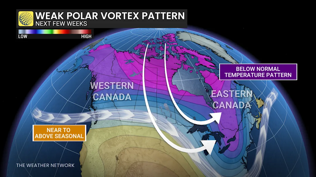 A major polar vortex disruption is influencing Canada’s weather - The ...