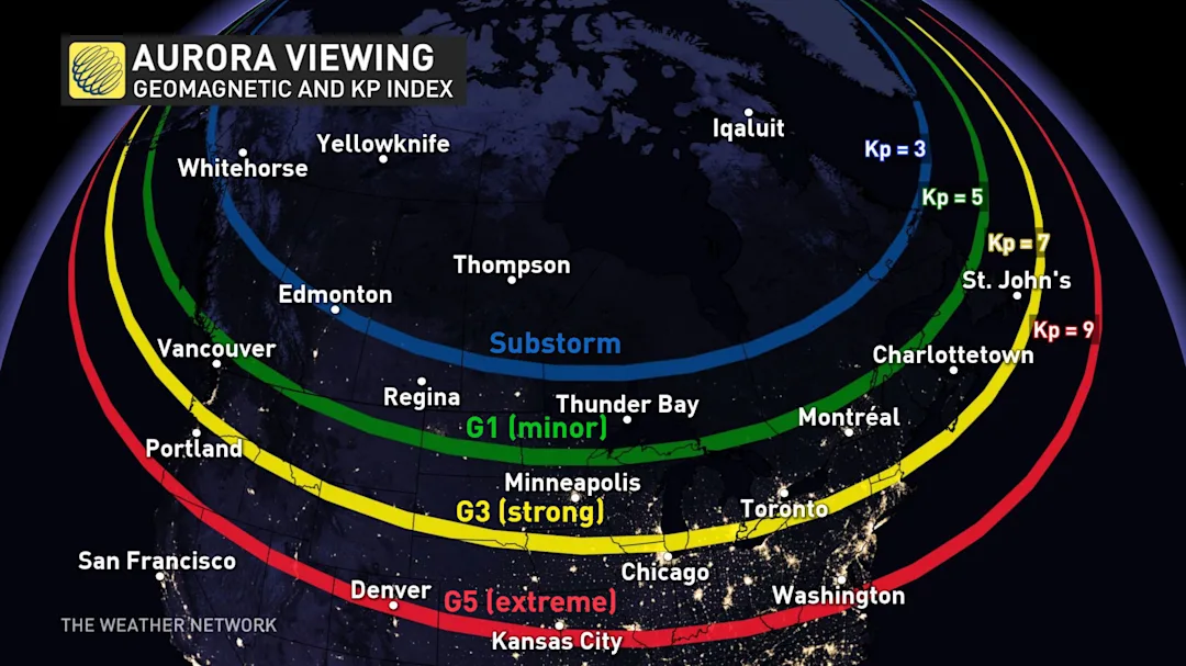 Solar max has arrived! Here’s how and where to see the Northern Lights - The Weather Network