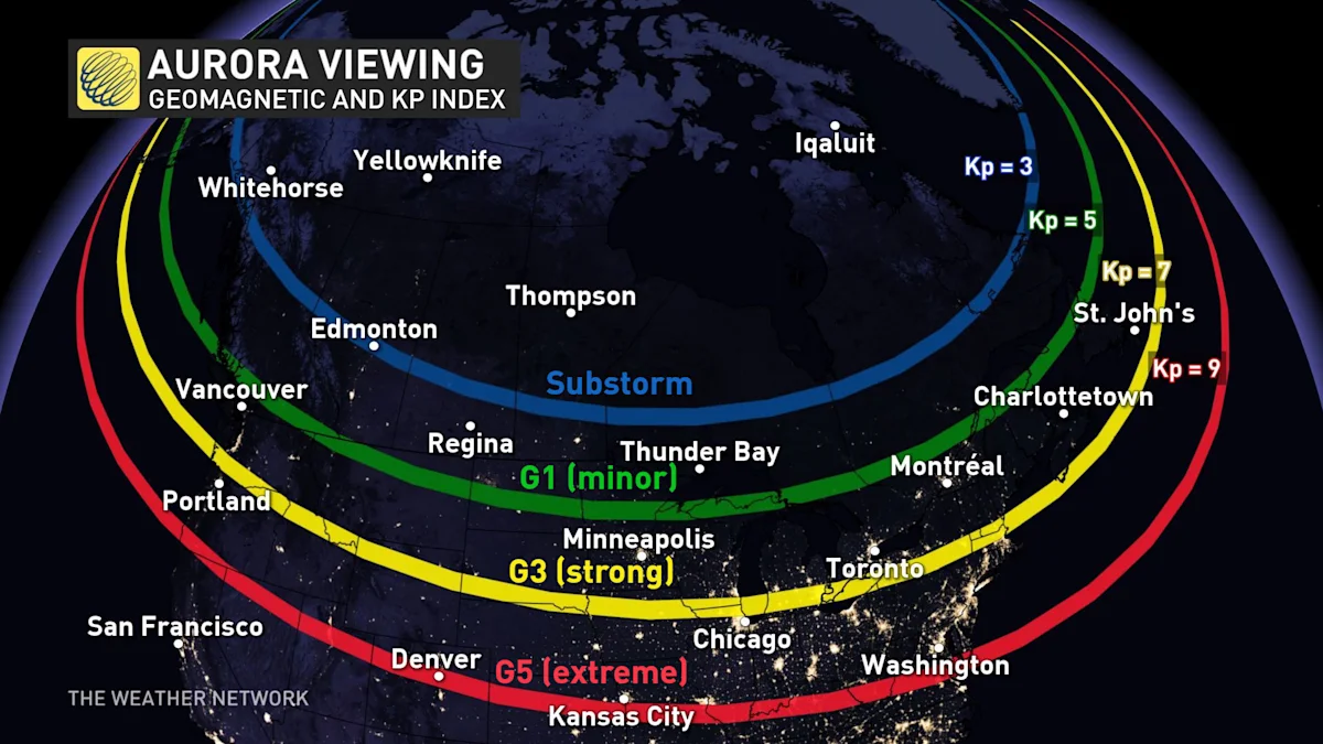 Solar max has arrived! Here’s how and where to see the Northern Lights - The Weather Network