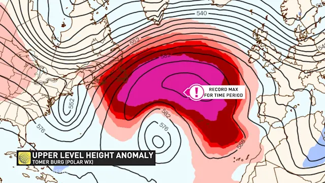 Record-breaking high pressure is stirring up trouble in the Atlantic ...