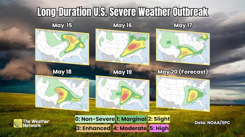 Tornado scar visible from space after major severe weather outbreak ...