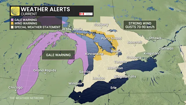 Hold on: Powerful winds set to sweep through Ontario on Friday - The ...
