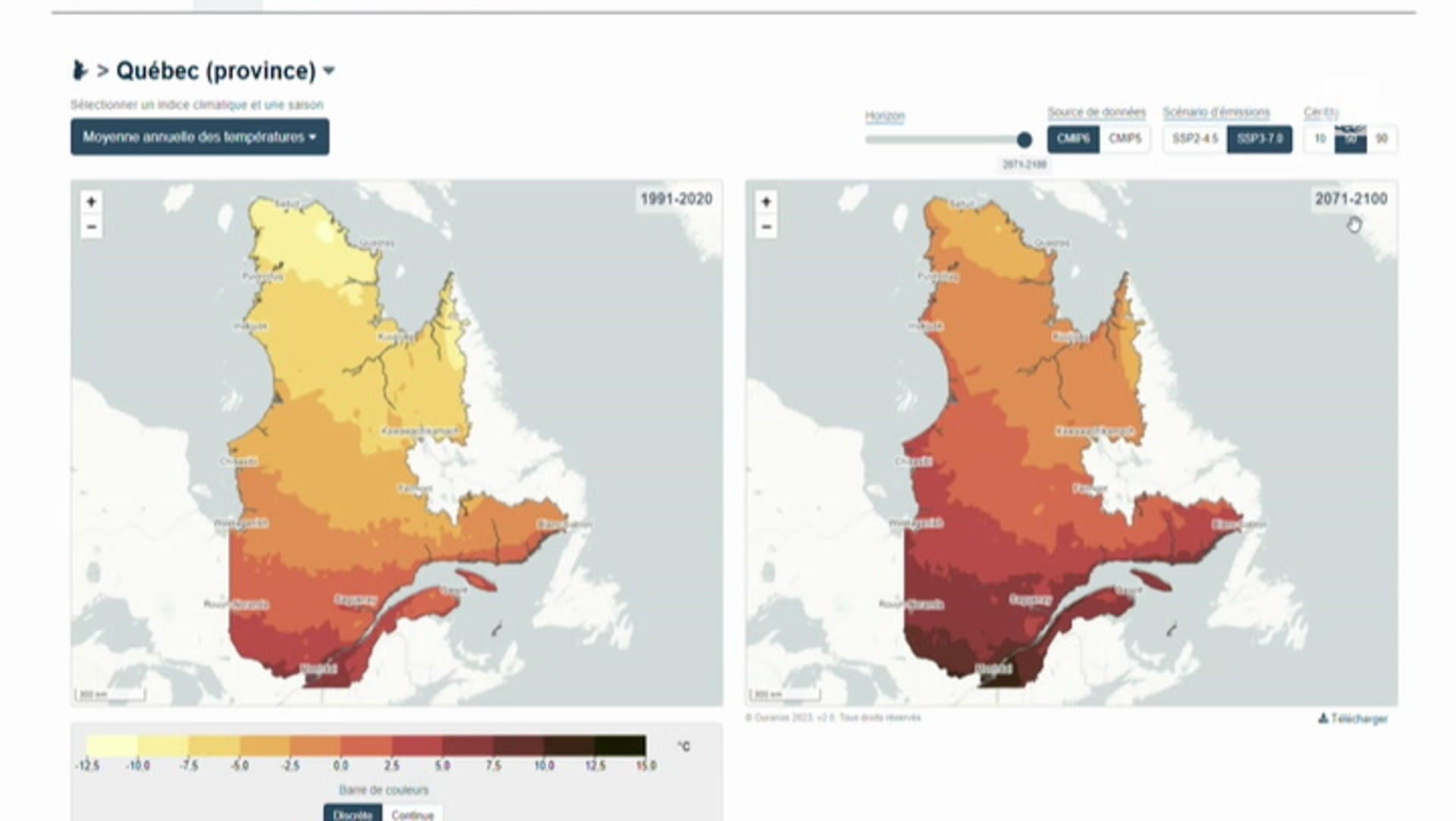 Le futur climatique du Québec en quelques clics - MétéoMédia