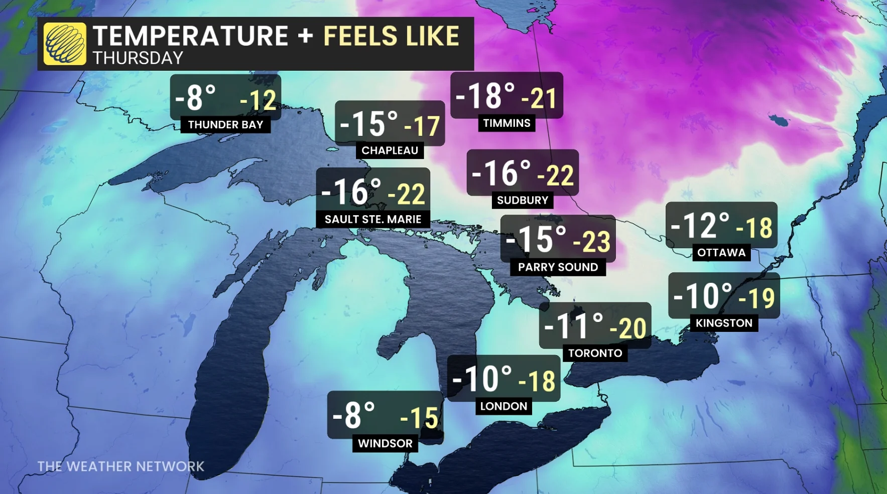 Snow and cold swiftly return to Ontario - The Weather Network