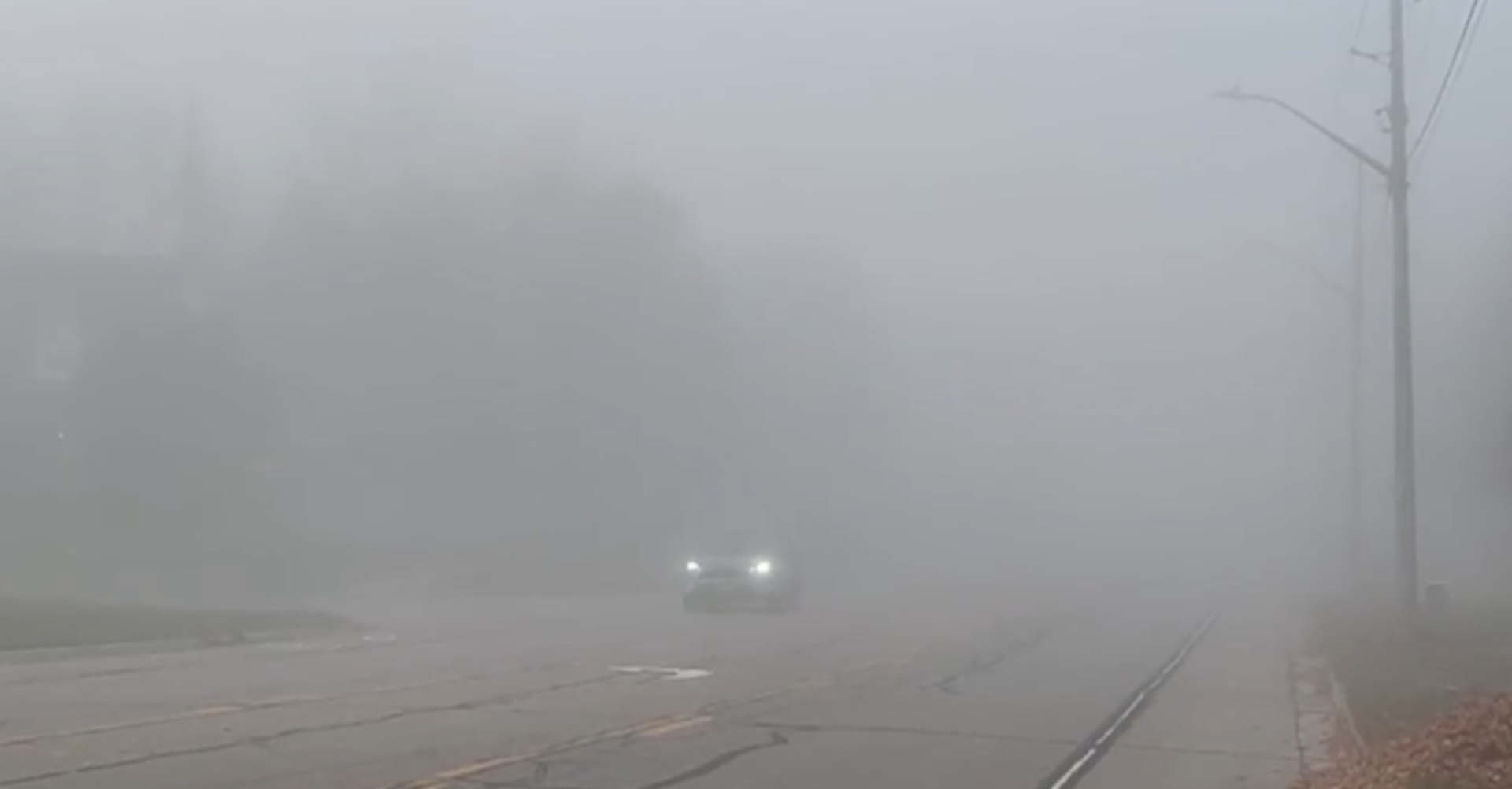 Ontario's thick blanket of fog has a mild weather perk attached - The ...