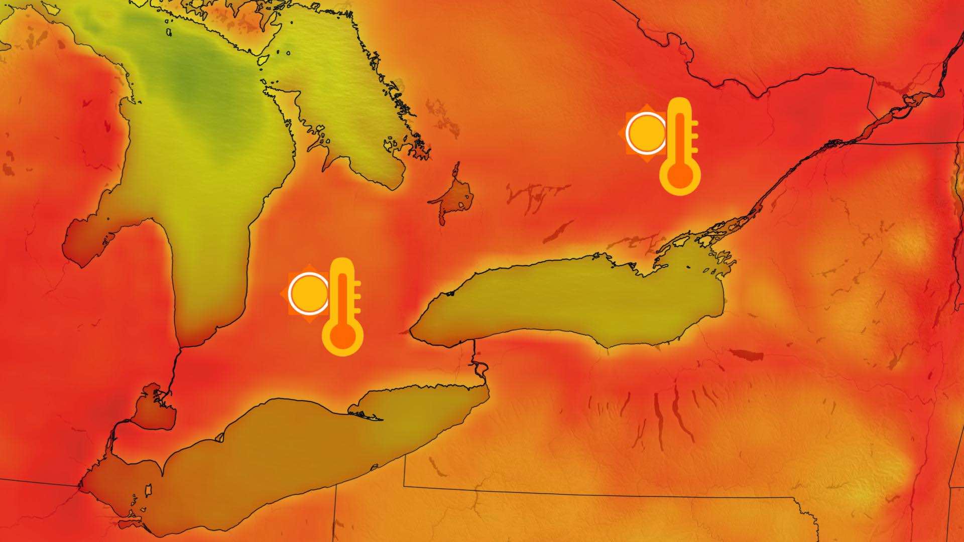 Prolonged stretch of hot, humid and dry conditions in Ontario this week ...